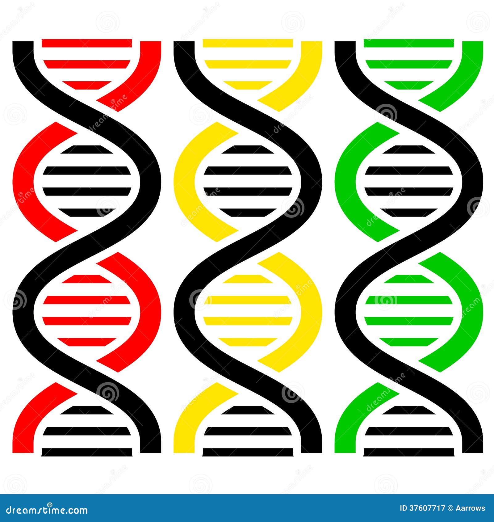 DNA Symbols . Vector Illustration Stock Vector - Illustration of blue ...