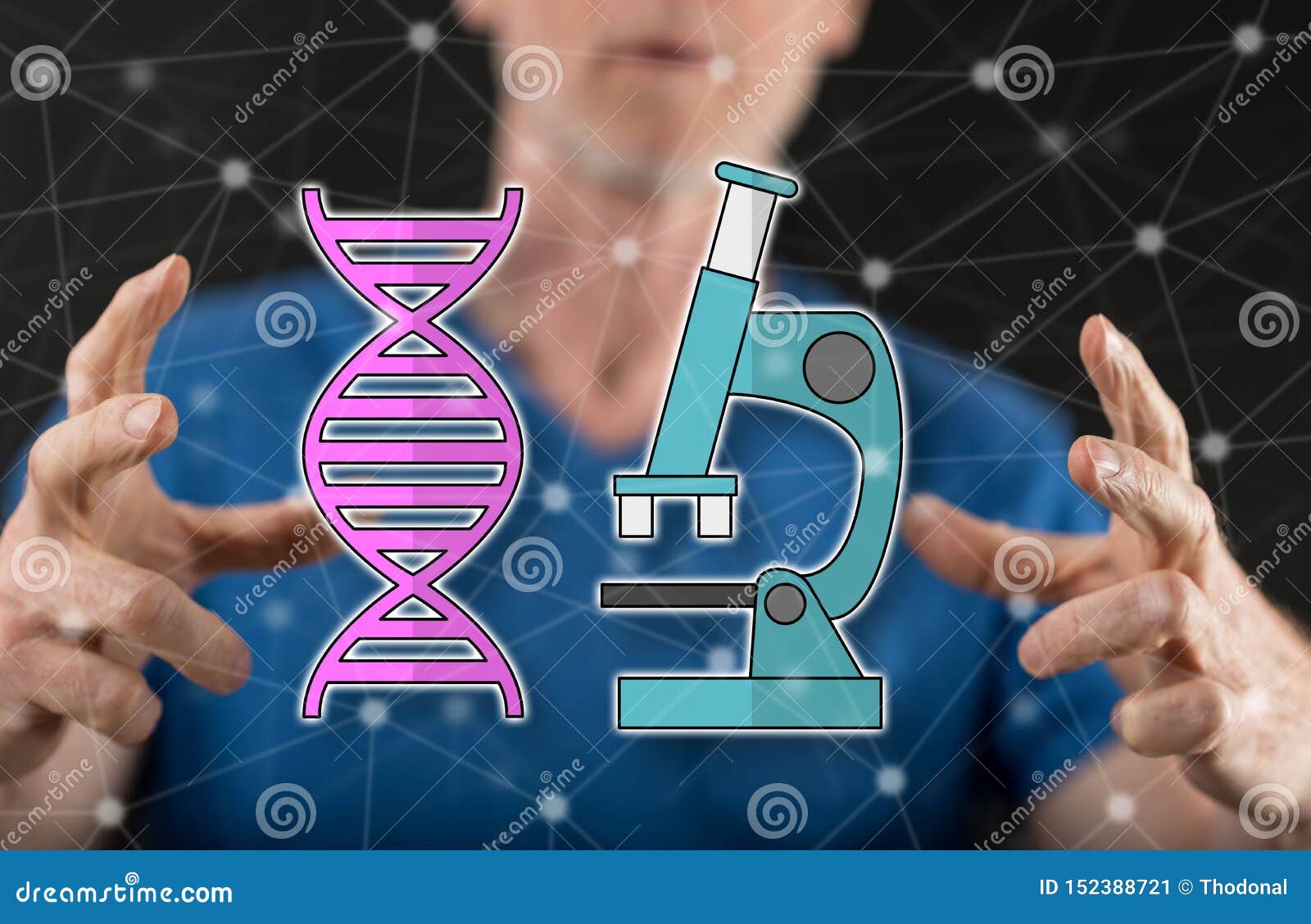 Concept of dna technology stock image. Image of stamp - 152388721