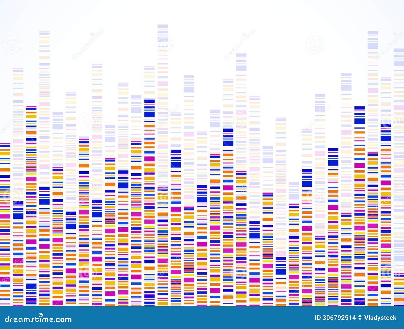 Dna Test Infographic. Dna Test, Barcoding, Genome Map Stock Vector ...