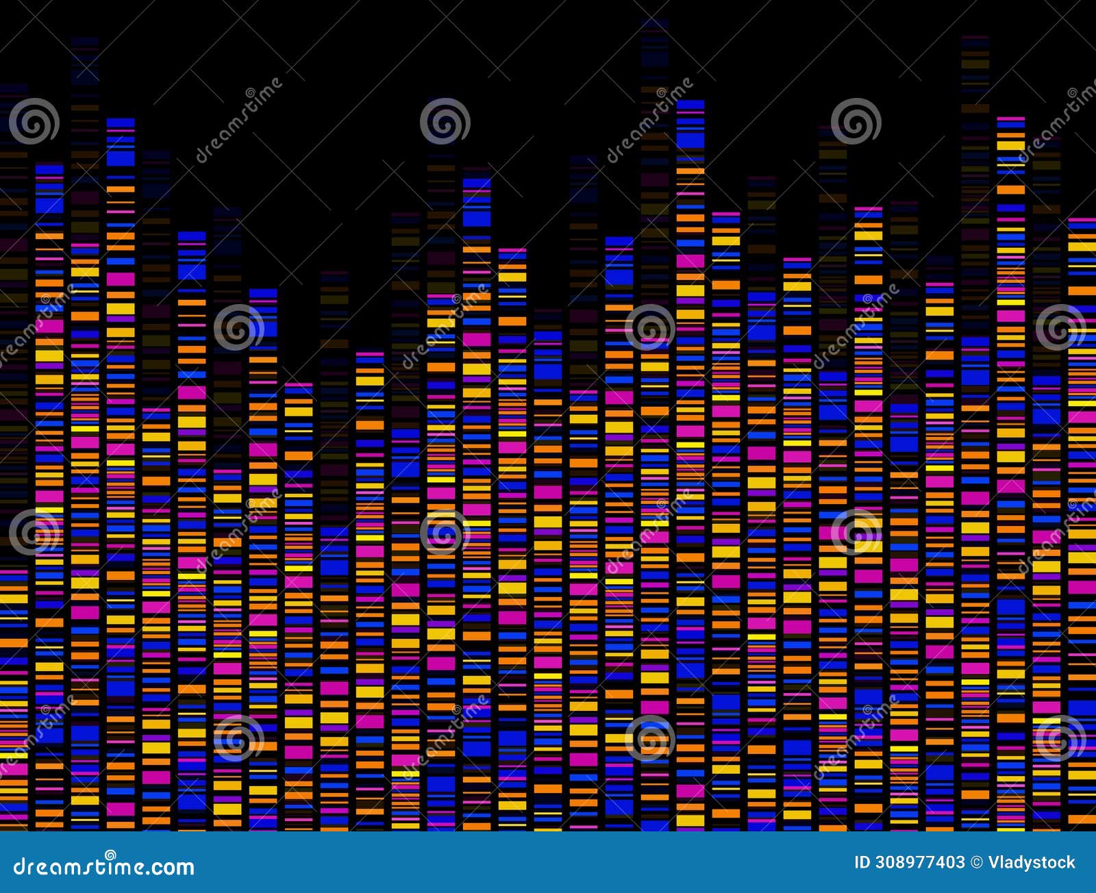 Dna Test Infographic. Dna Test, Barcoding, Genome Map Stock Vector ...