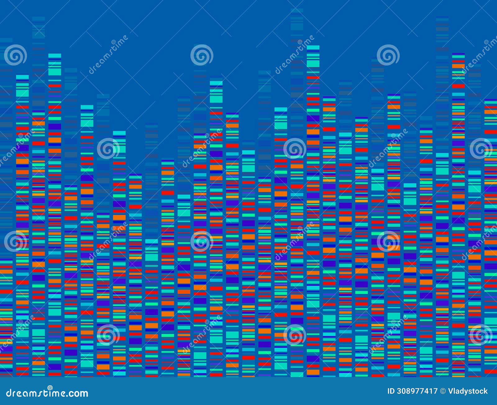 Dna Test Infographic. Dna Test, Barcoding, Genome Map Stock Vector ...