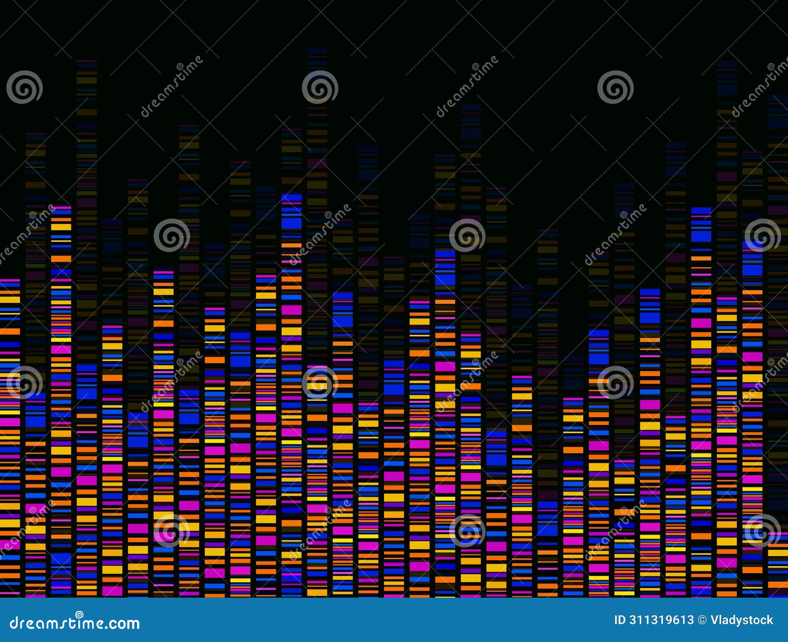 Dna Test Infographic. Dna Test, Barcoding, Genome Map Stock Vector ...