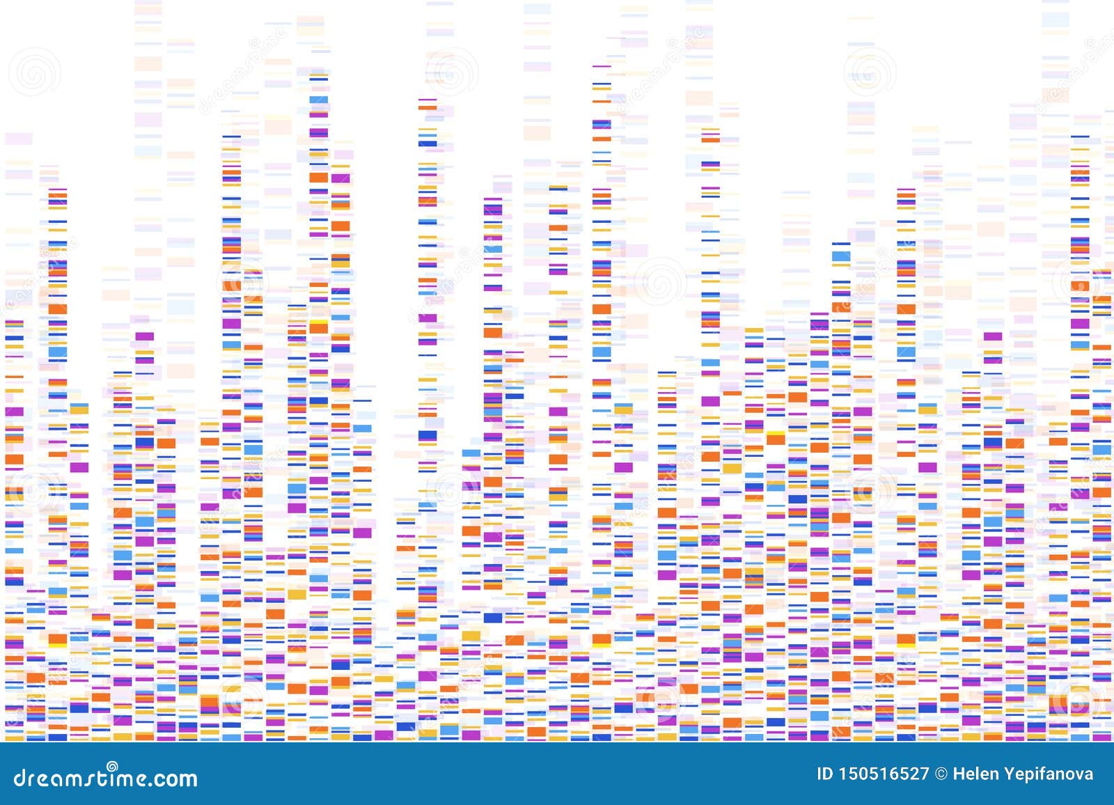 Dna Test Infographic. Vector Illustration. Genome Sequence Map ...