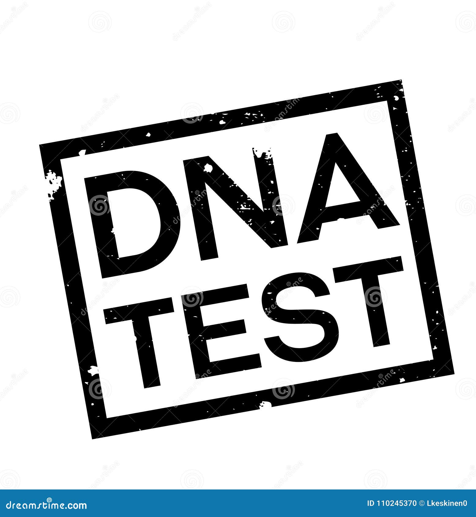 DNA TEST stamp typ stock vector. Illustration of logo - 110245370