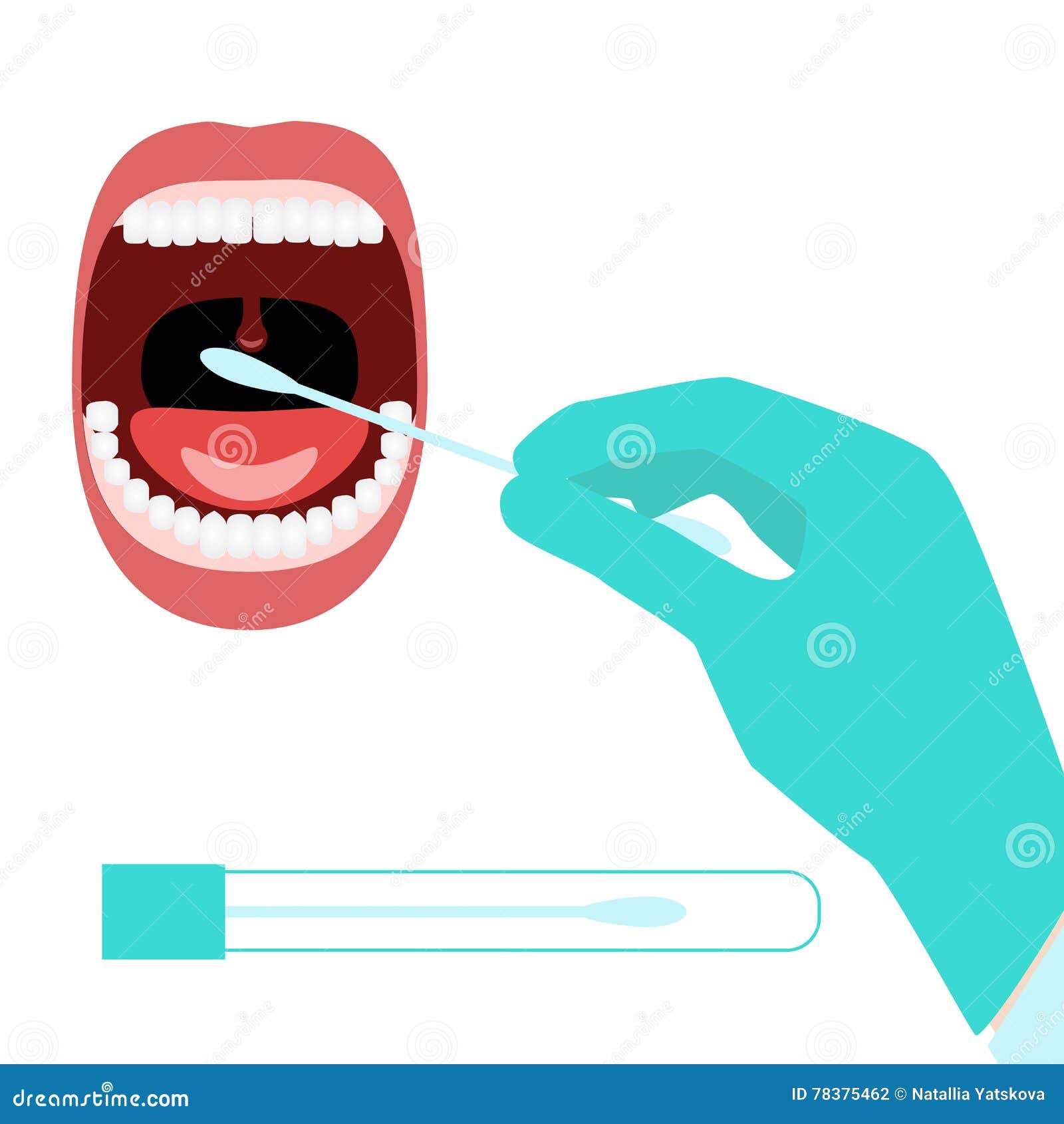 Dna testing probe stock vector. Illustration of medical - 78375462