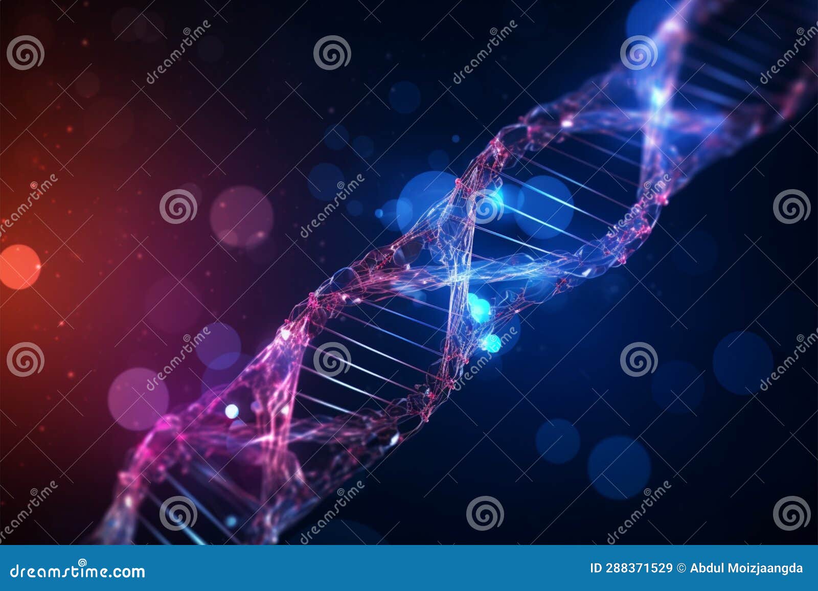 DNA Themed Science Template Suitable for Wallpaper, Banners, and ...