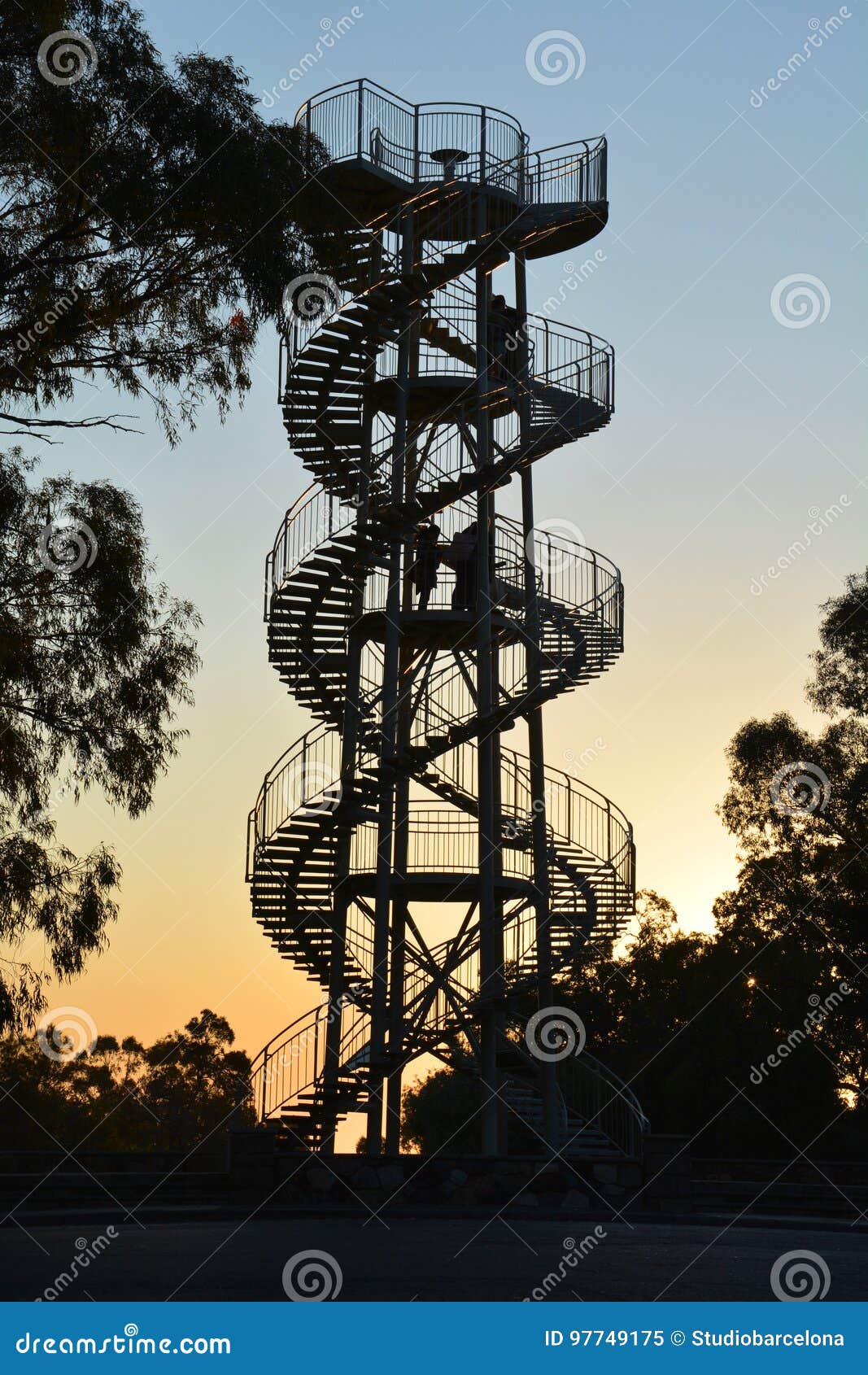 DNA tower in Perth stock image. Image of twist, western - 97749175