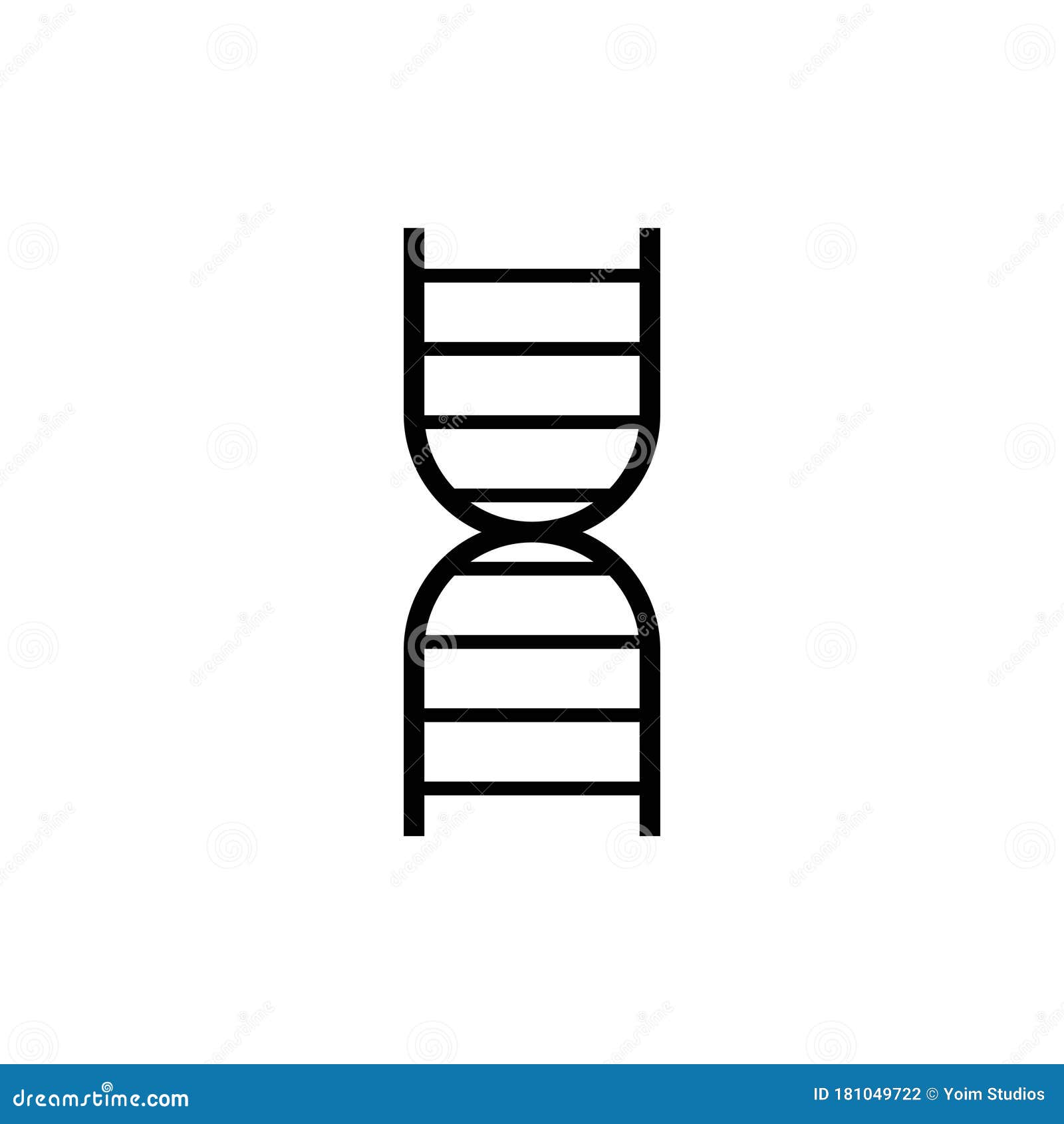 Dna Vector Graphic Design Illustration Stock Vector - Illustration of ...
