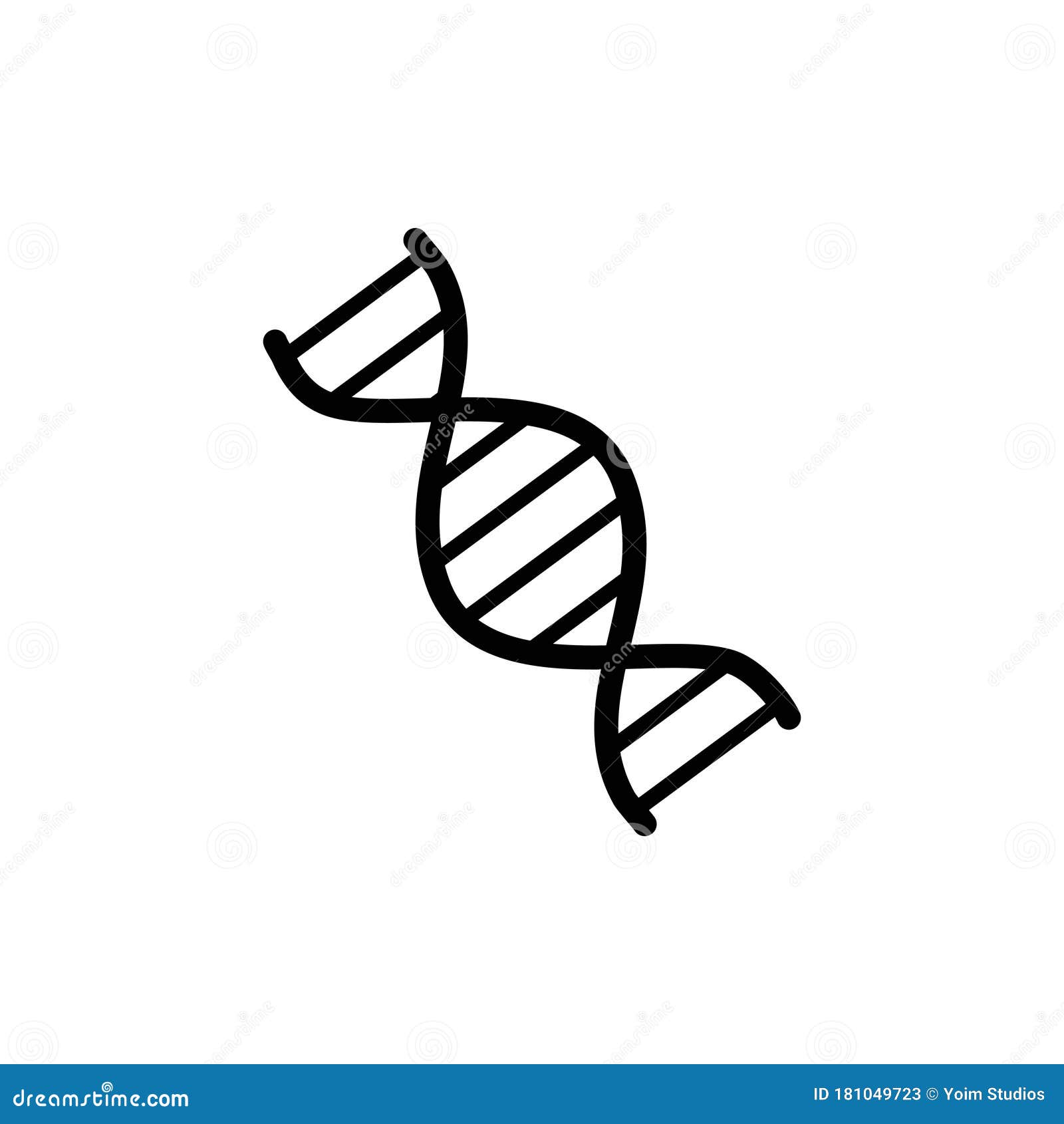 Dna Vector Graphic Design Illustration Stock Vector - Illustration of ...