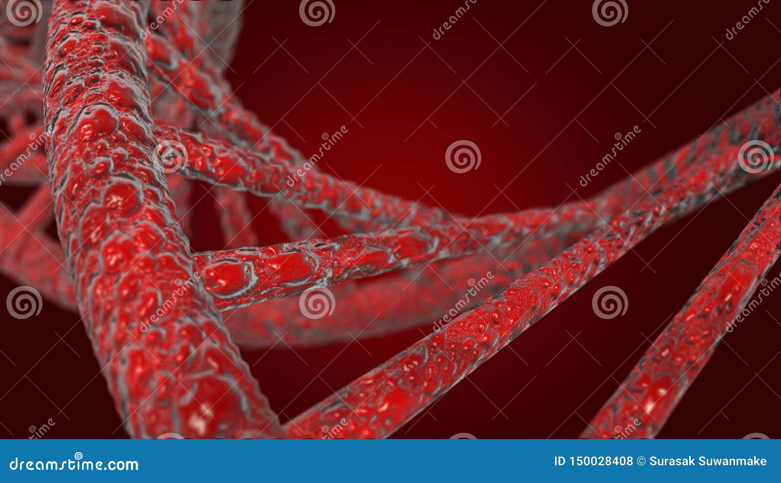 DNA , Red Line, Red Background Stock Illustration - Illustration of ...