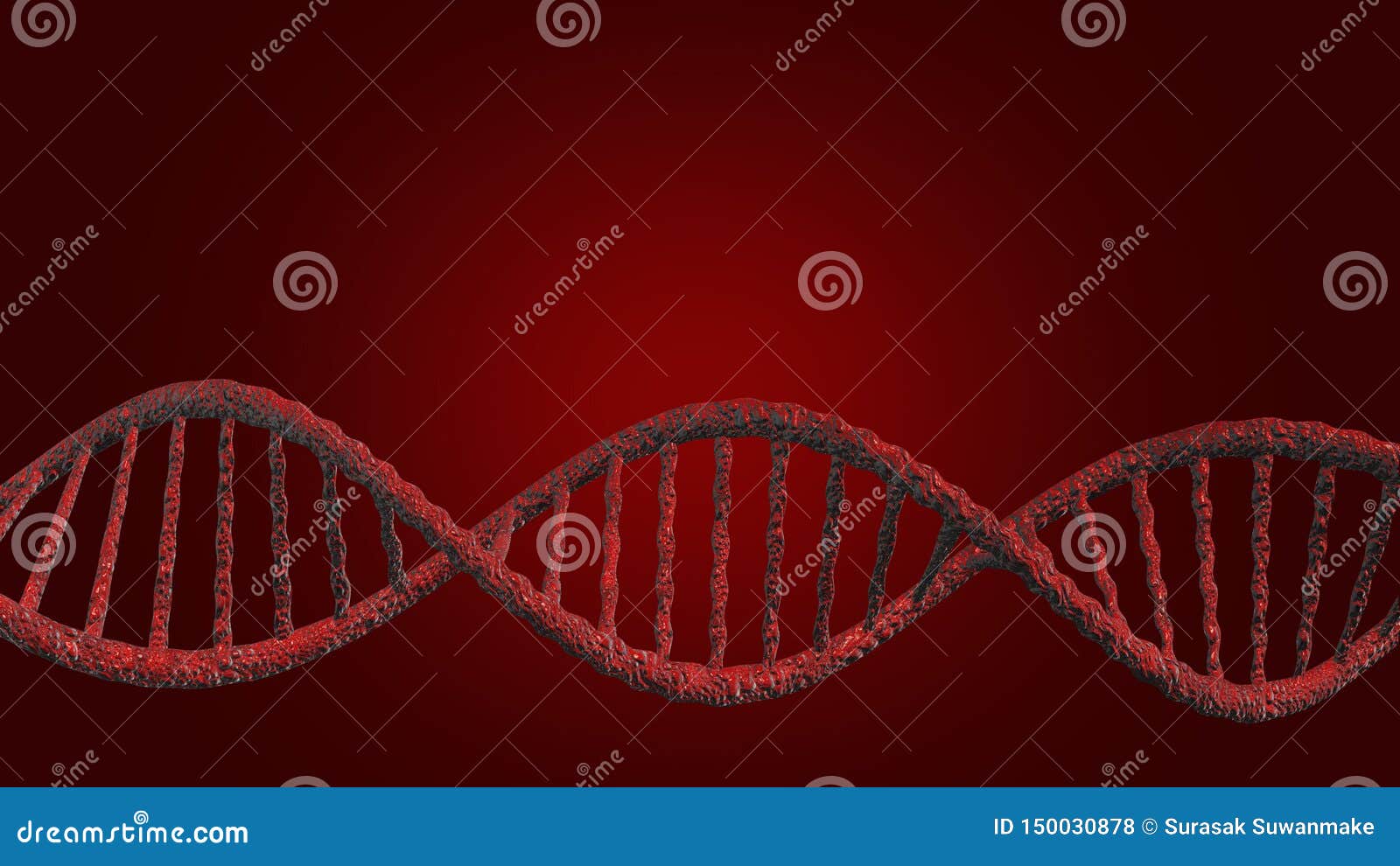 DNA , Red Line, Red Background Stock Illustration - Illustration of ...