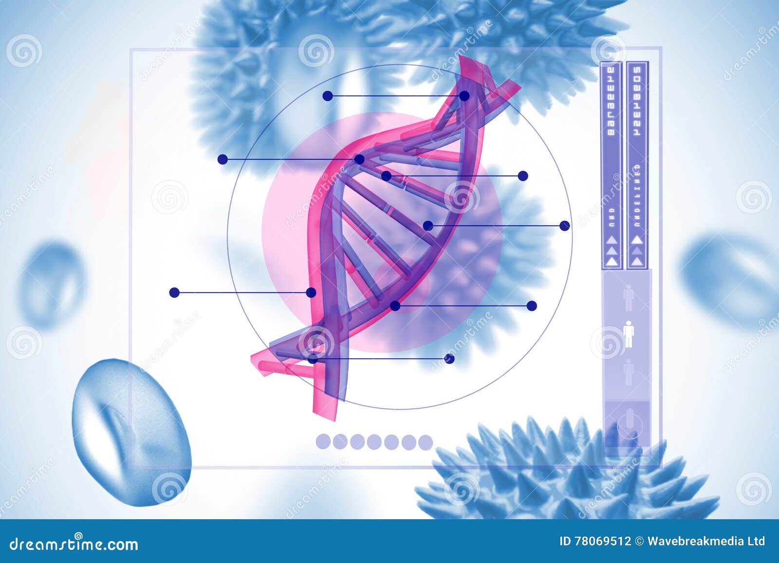 DNA And Virus Graphic Design Stock Photography | CartoonDealer.com ...
