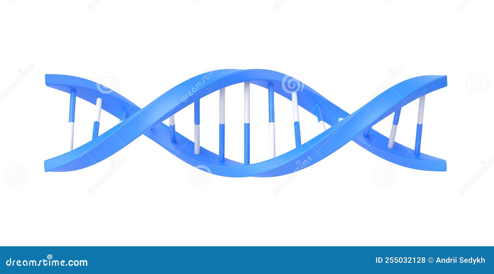 DNA on the White Background Stock Illustration - Illustration of ...
