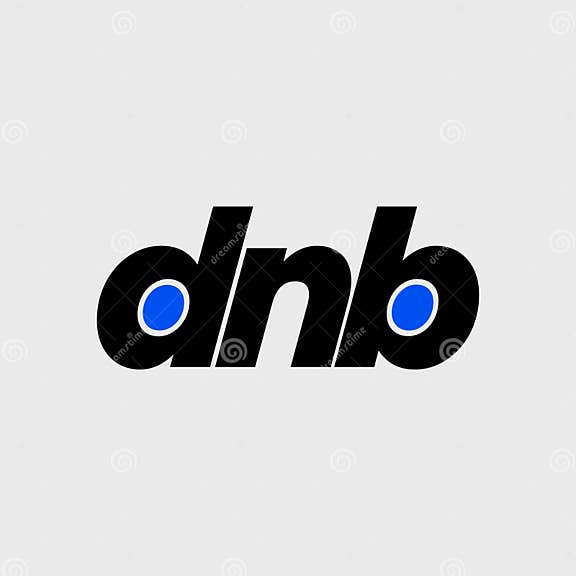 DNB Company Name Vector Monogram with Initial Letters Stock ...