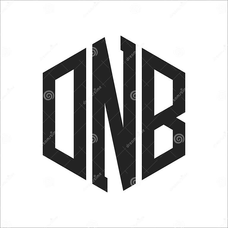 DNB Logo Design. Initial Letter DNB Monogram Logo Using Hexagon Shape ...