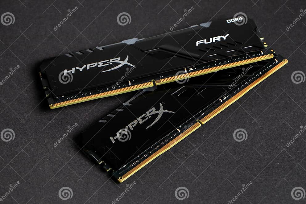 Dnipro. Ukraine. 17 March 2021. Sticks of Computer Random Access Memory ...