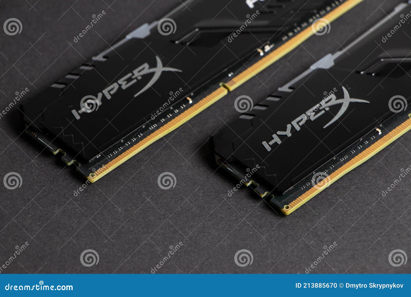 Dnipro. Ukraine. 17 March 2021. Sticks of Computer Random Access Memory ...