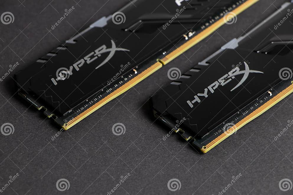 Dnipro. Ukraine. 17 March 2021. Sticks of Computer Random Access Memory ...