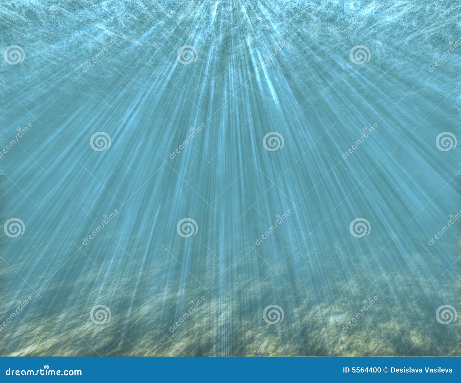 Dno oceanu ilustracji. Ilustracja złożonej z abstrakt - 5564400