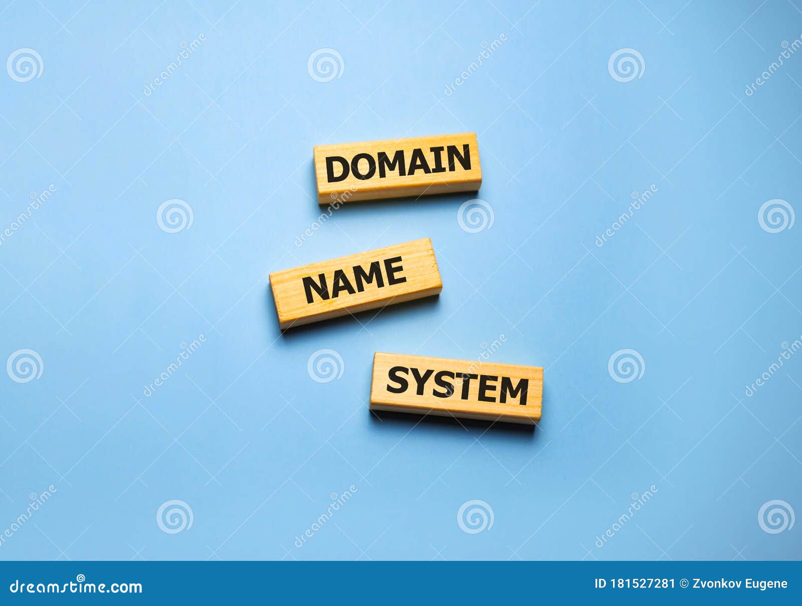 DNS - Domain Name System, Acronym Technology Concept on Wooden Blocks ...