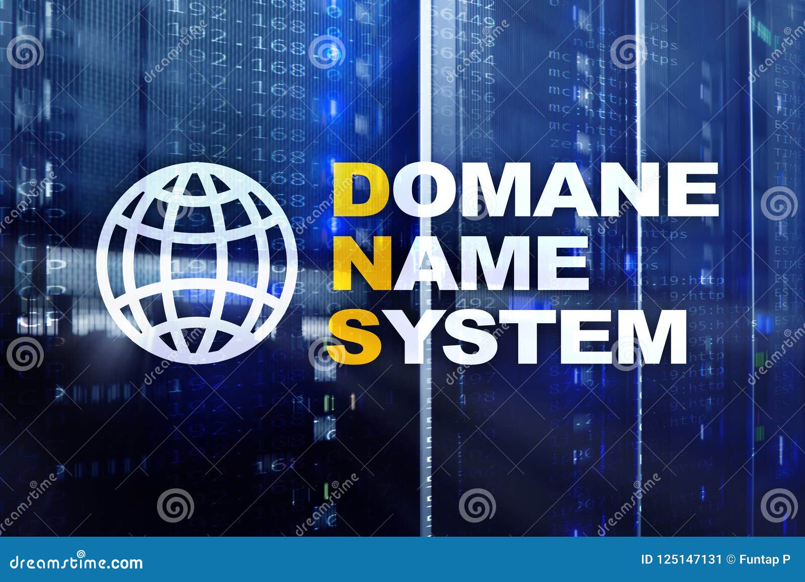 Dns - Domain Name System, Server and Protocol. Internet and Digital ...