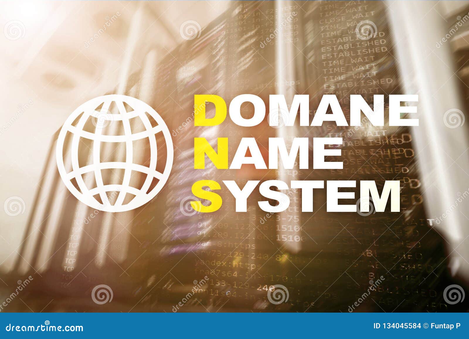 Dns - Domain Name System, Server and Protocol. Internet and Digital ...