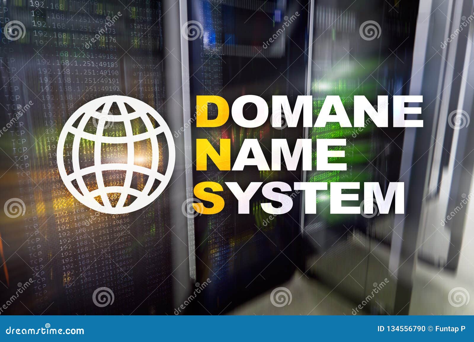 Dns - Domain Name System, Server and Protocol. Internet and Digital ...