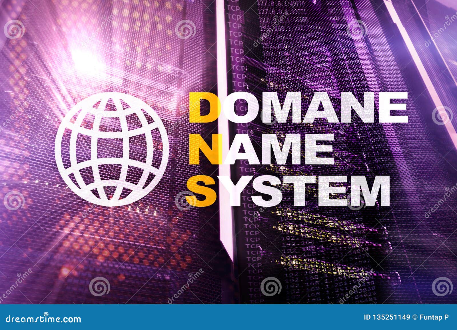 Dns - Domain Name System, Server and Protocol. Internet and Digital ...