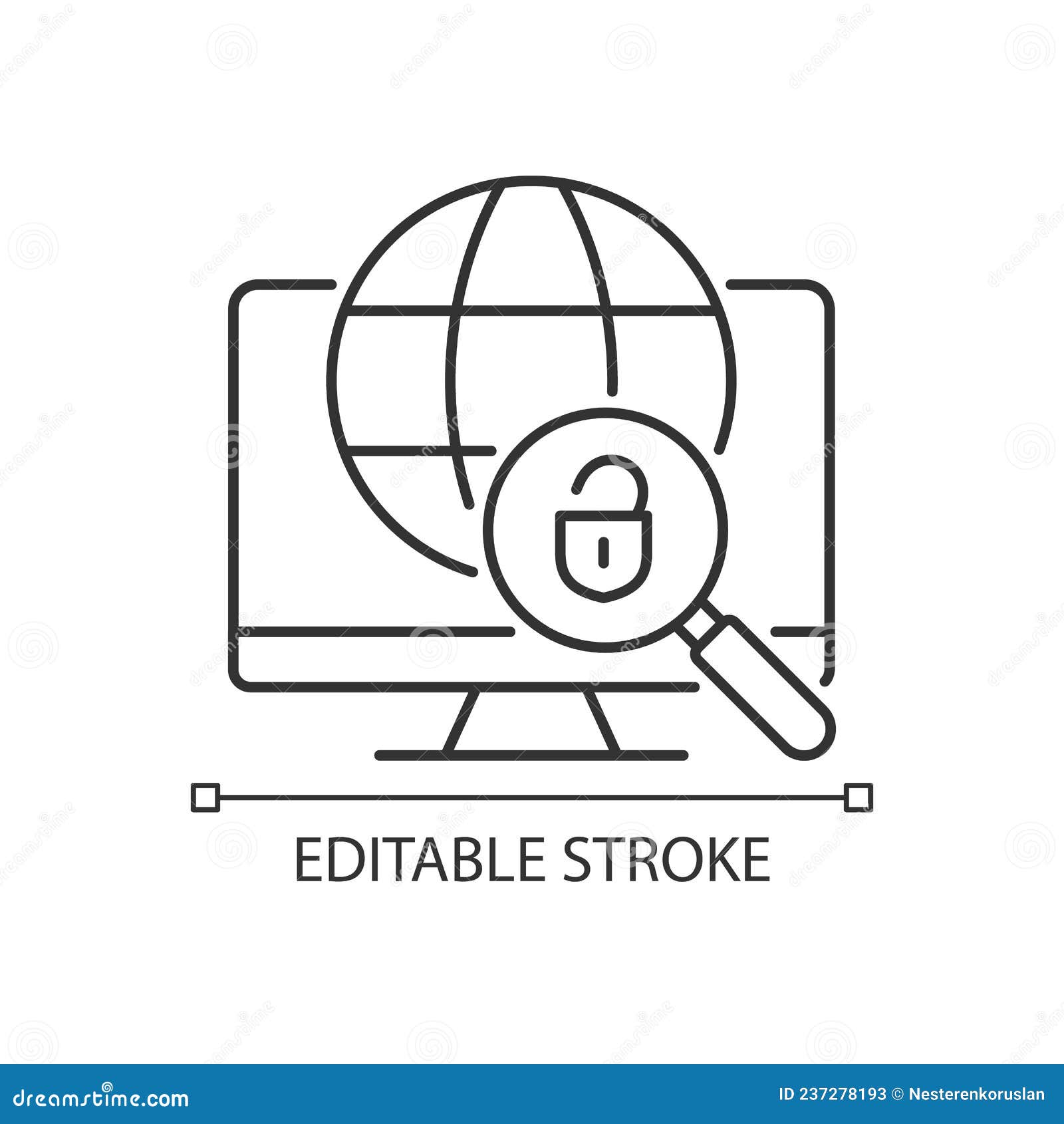 DNS Tunneling Detecting Linear Icon Cartoon Vector | CartoonDealer.com ... DNS Tunneling Detecting Linear Icon Cartoon Vector | CartoonDealer.com ...
