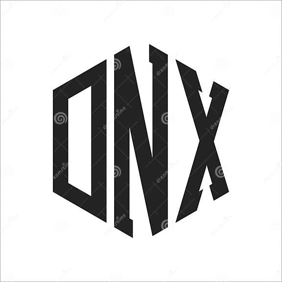 DNX Logo Design. Initial Letter DNX Monogram Logo Using Hexagon Shape ...