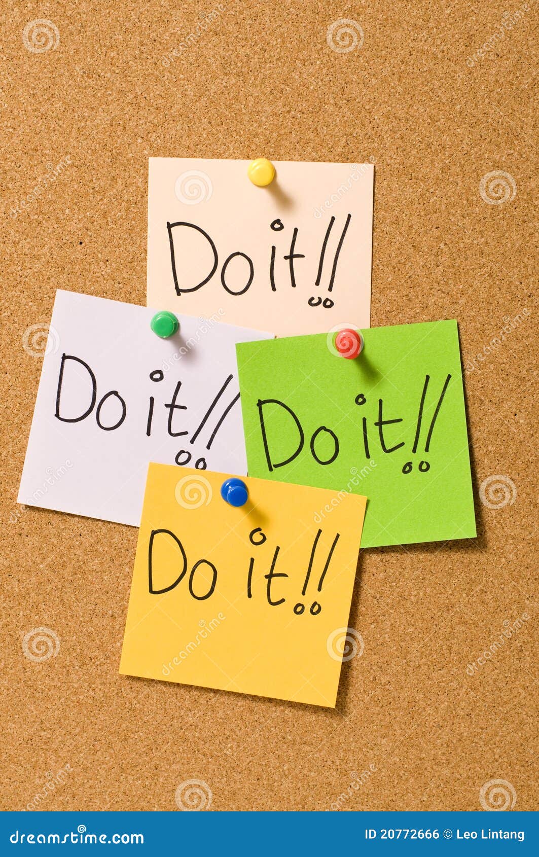 Do it ! stock photo. Image of blank, handwriting, color - 20772666
