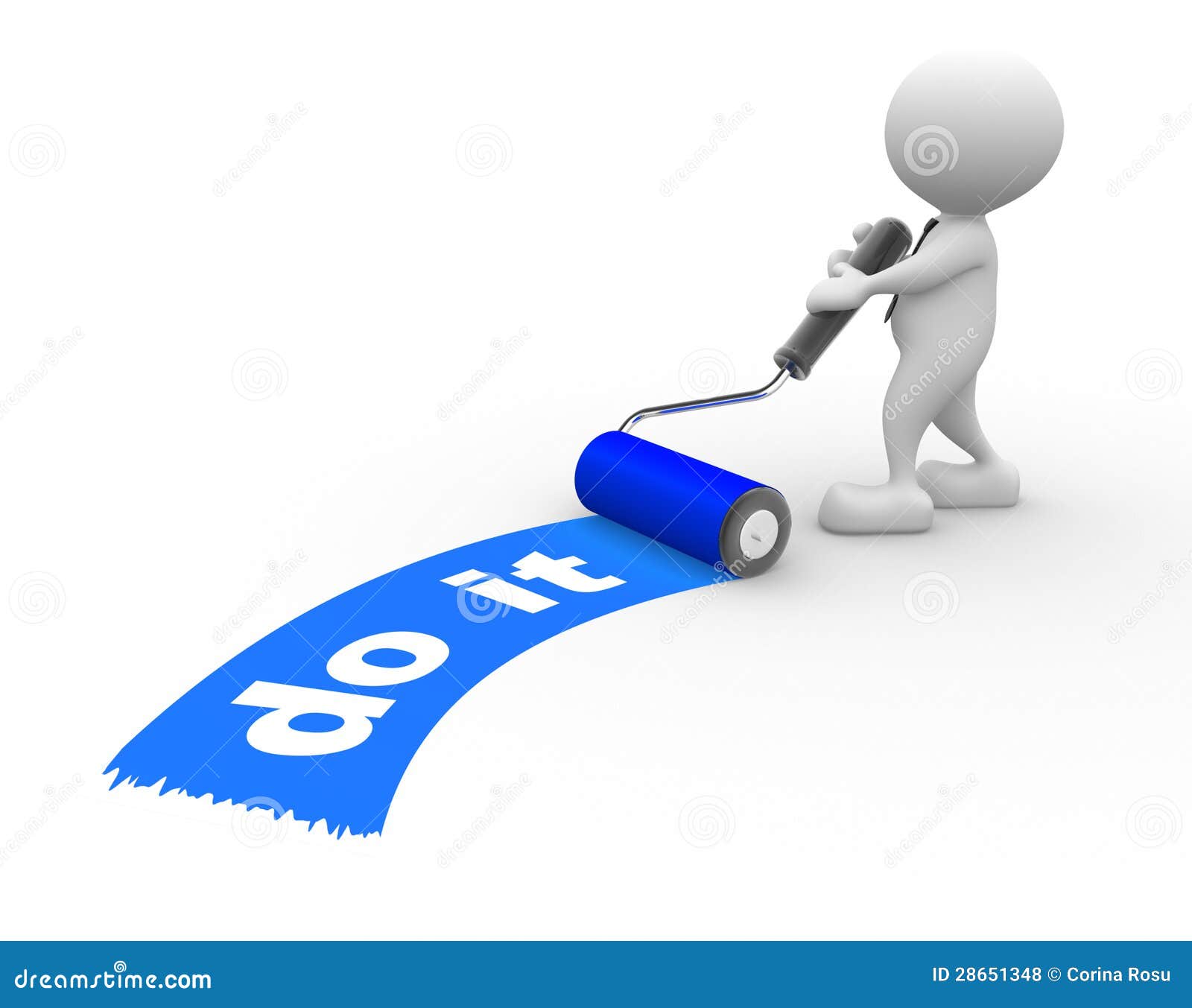 Do it stock illustration. Illustration of motivation - 28651348