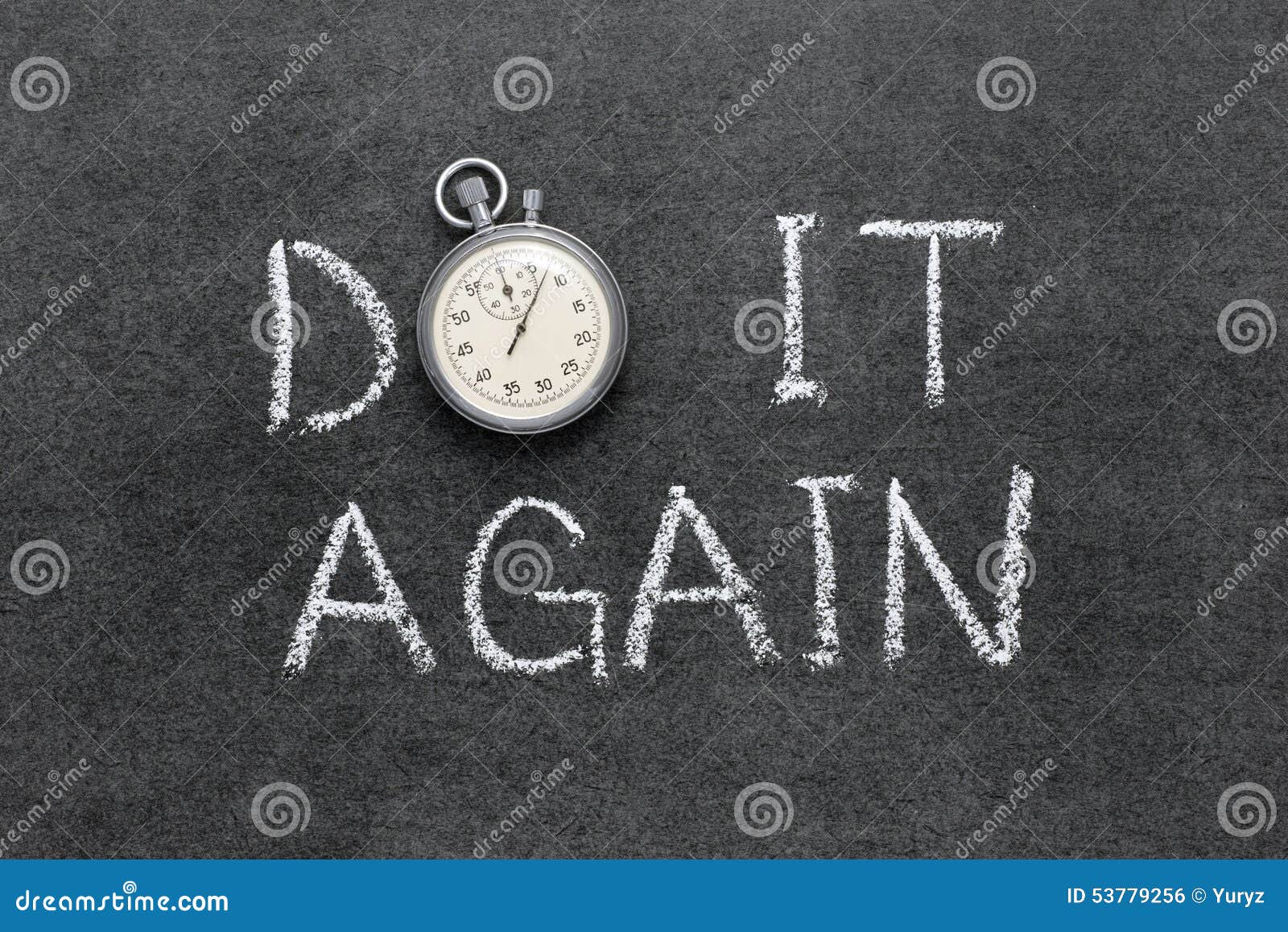 Do it again stock photo. Image of face, attempt, clock - 53779256