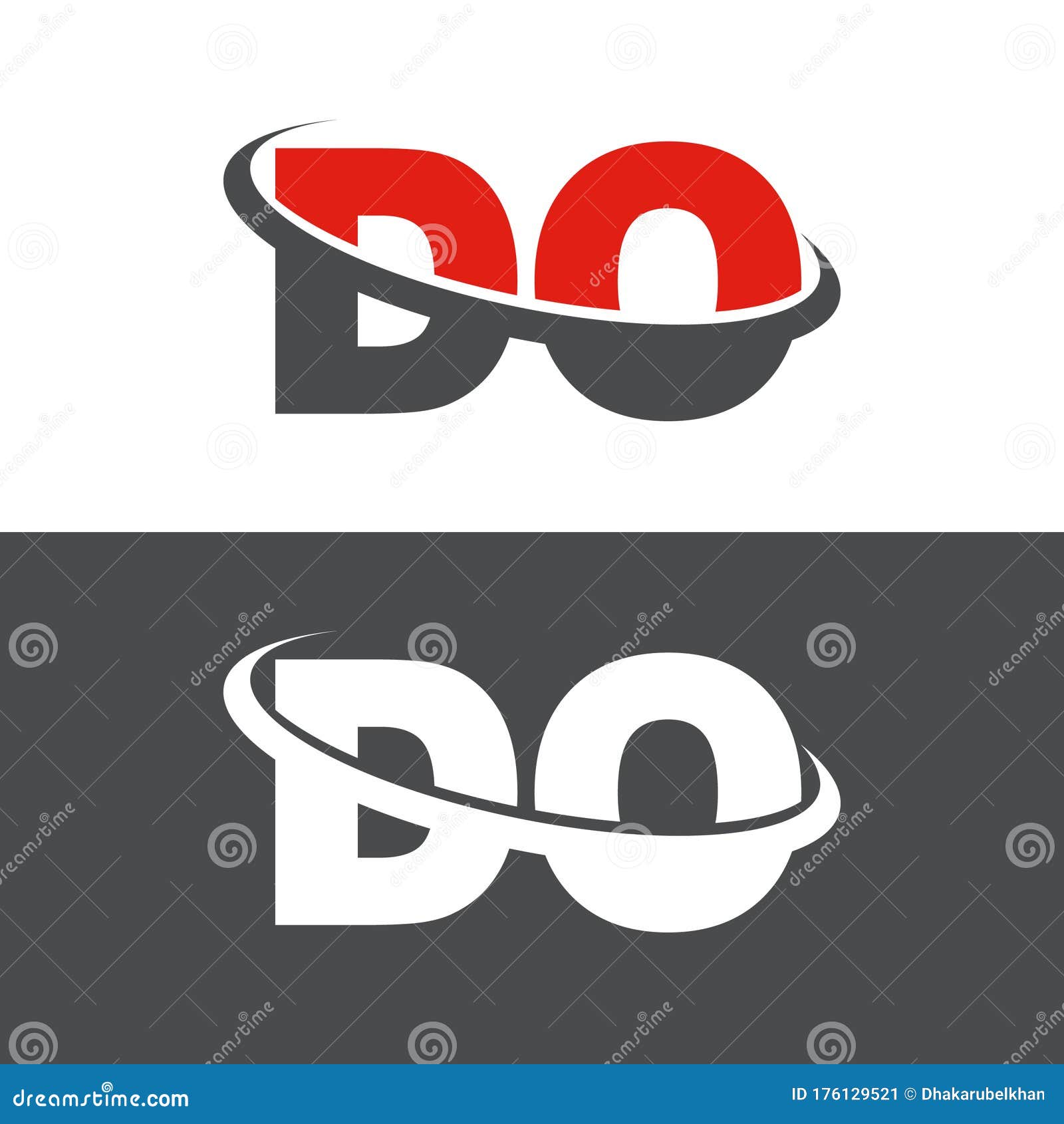DO Alphabet Letters Monogram Icon Logo DO Stock Vector - Illustration ...