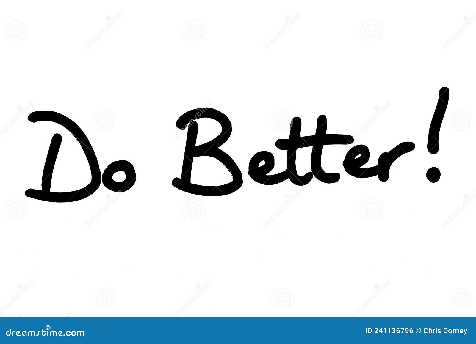 Do Better stock illustration. Illustration of background - 241136796