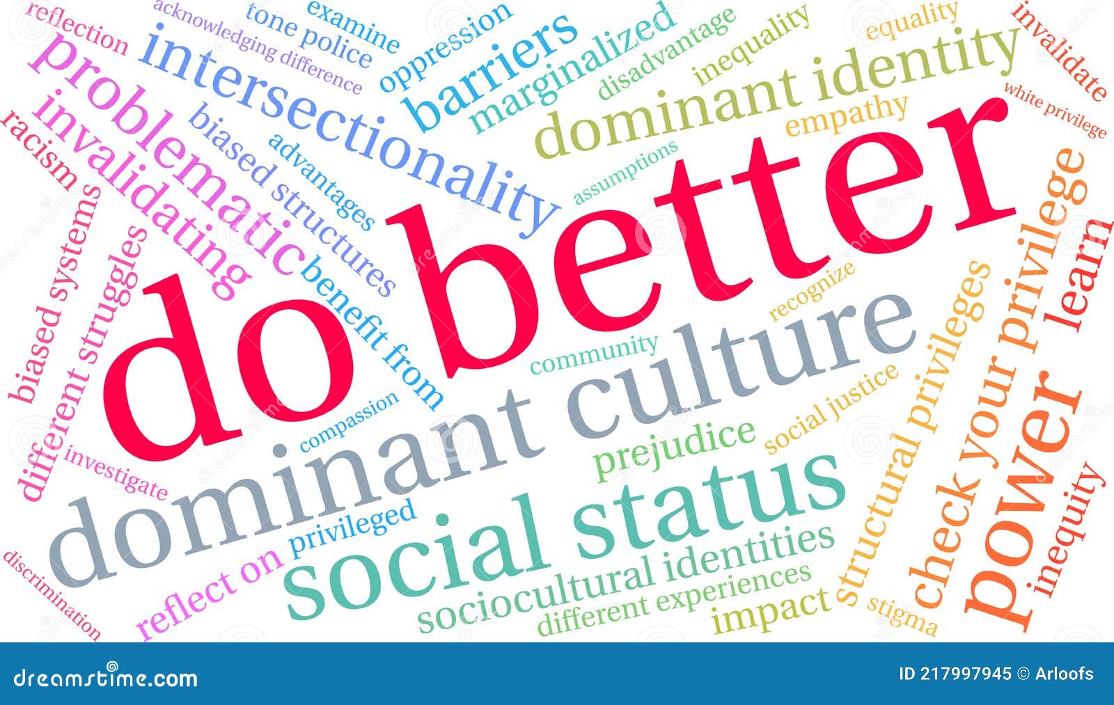 Do Better Word Cloud stock vector. Illustration of assumptions - 217997945