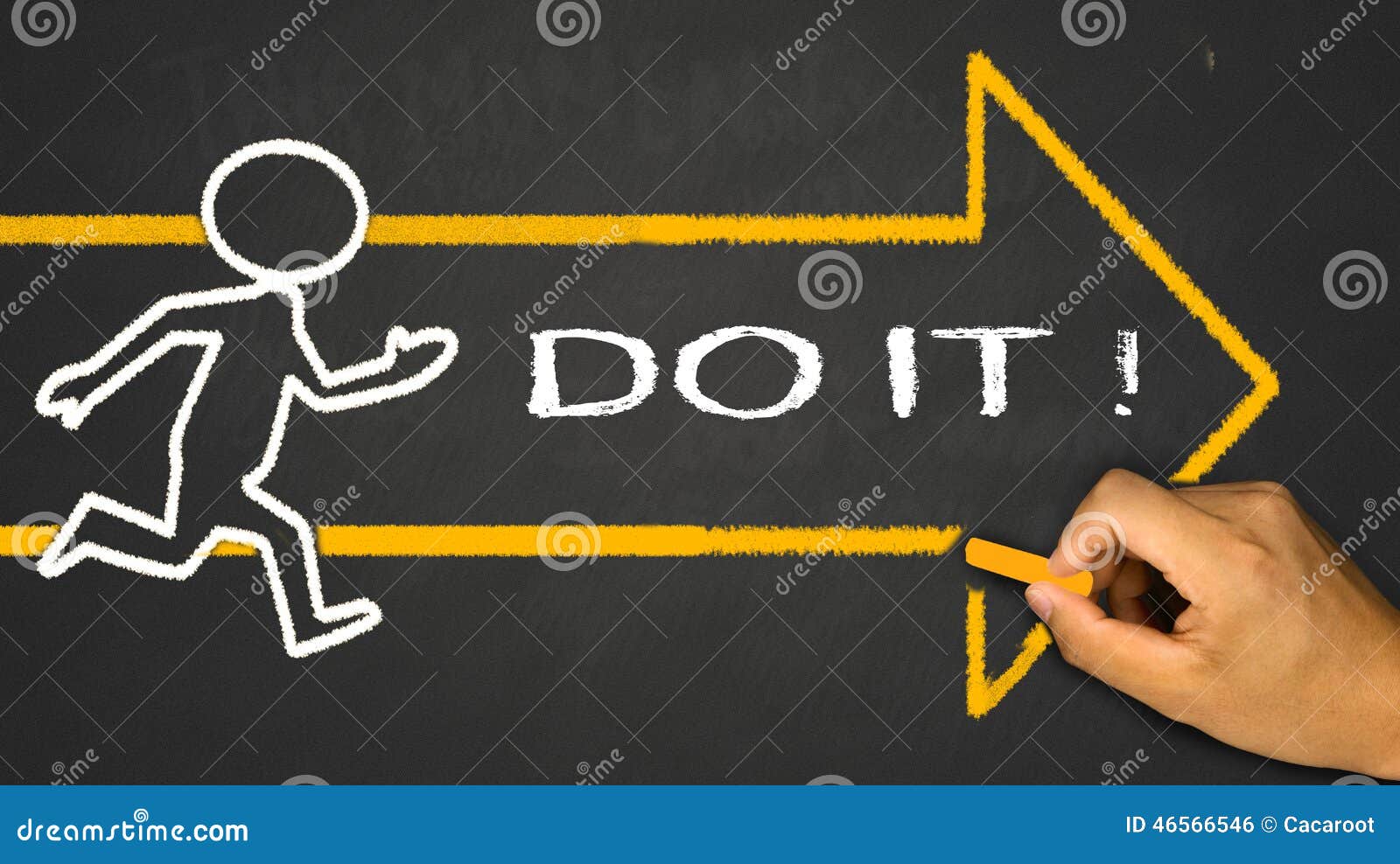Do it stock photo. Image of forward, success, encourage - 46566546