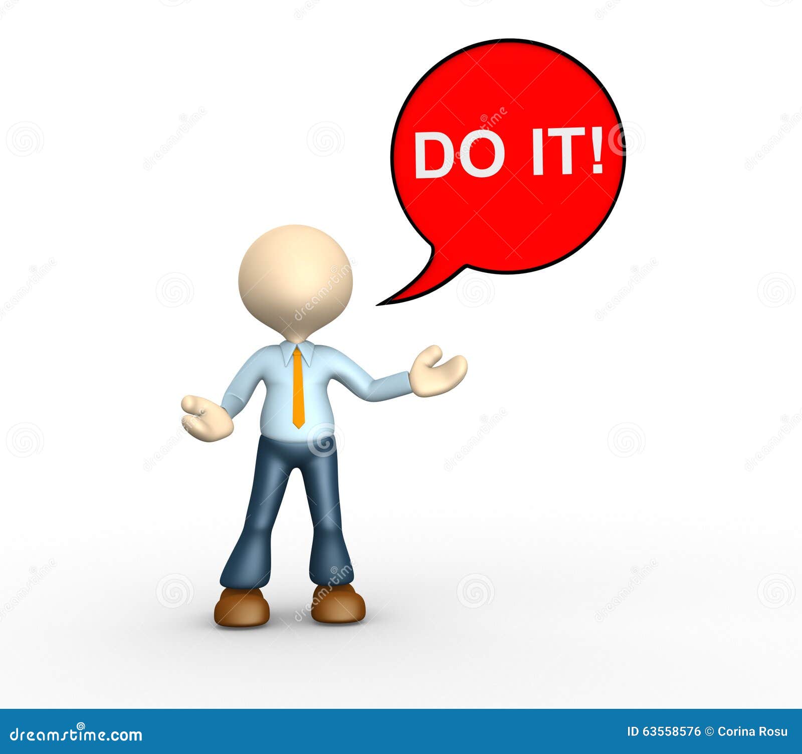 Do it stock illustration. Illustration of background - 63558576