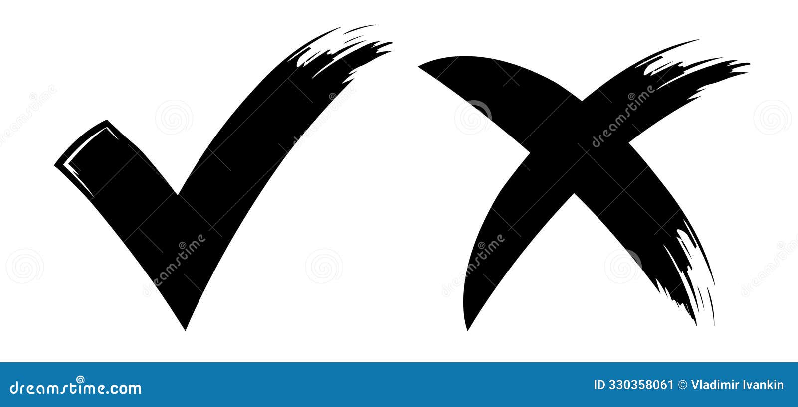 Do and Dont Sign Black Color Flat Style Stock Illustration ...