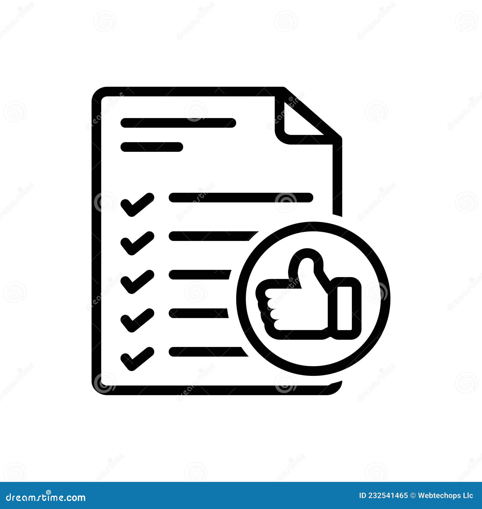 Black Line Icon for Do, Accomplish and Achieve Stock Vector ...