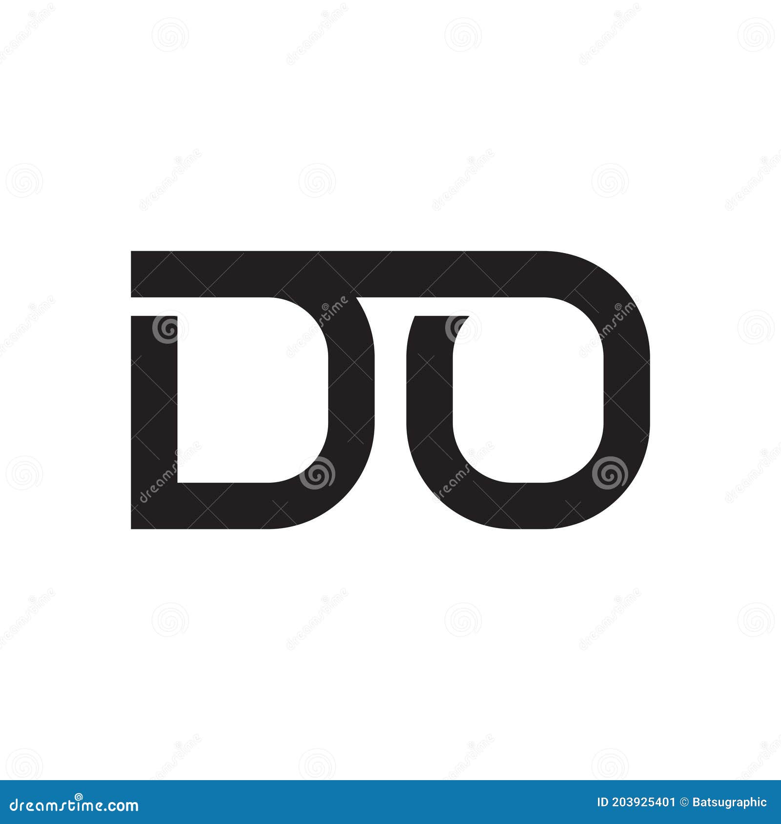 Do Initial Letter Vector Logo Icon Stock Vector - Illustration of ...
