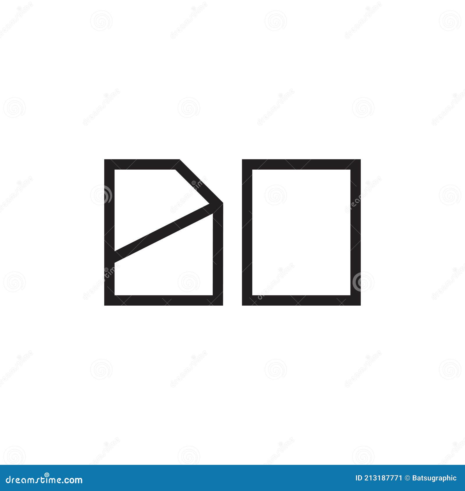 Do Initial Letter Vector Logo Icon Stock Vector - Illustration of ...