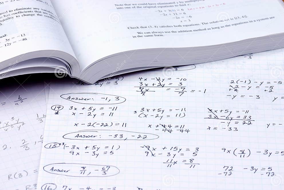 Do the math stock image. Image of divide, study, read, paper - 659713