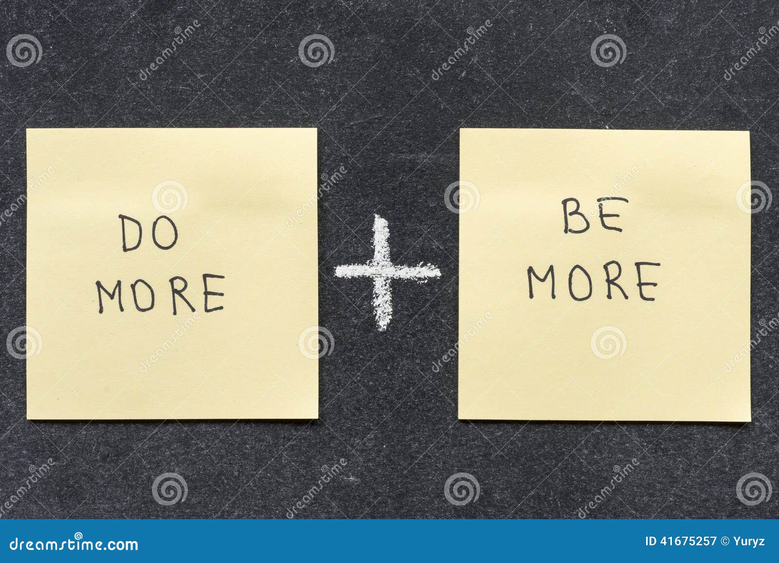 Do more plus stock image. Image of acceptance, phrase - 41675257