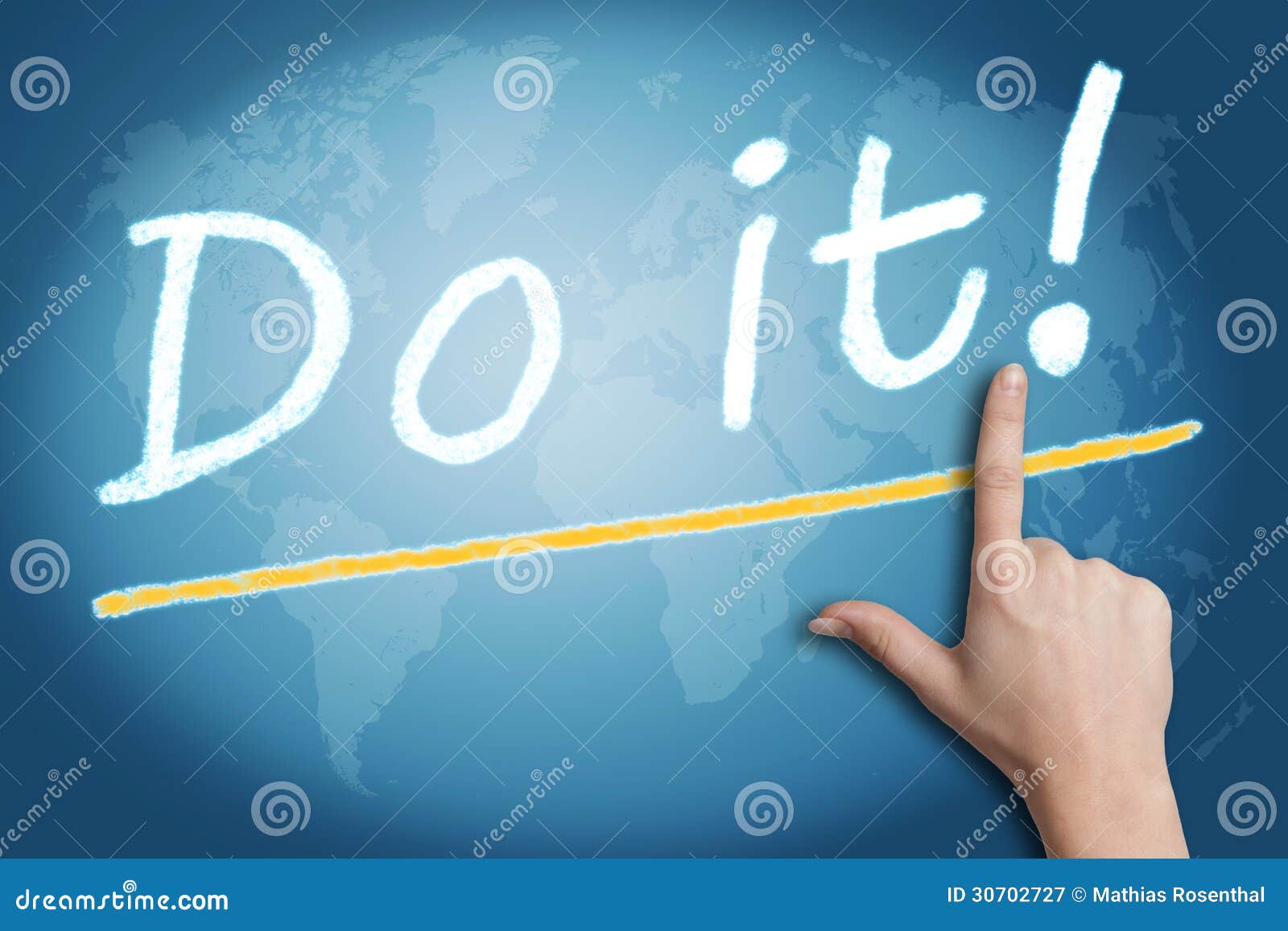 Do it stock illustration. Illustration of drawing, idea - 30702727