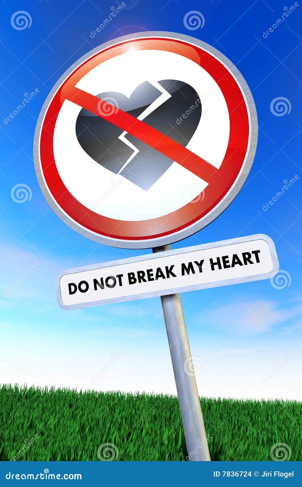 Do not break my heart stock illustration. Illustration of pain - 7836724