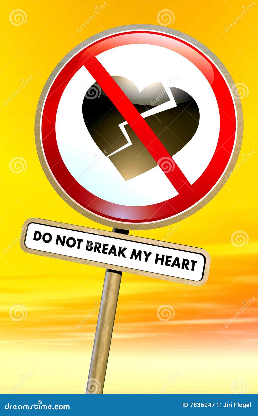 Do not break my heart stock illustration. Illustration of valentines ...