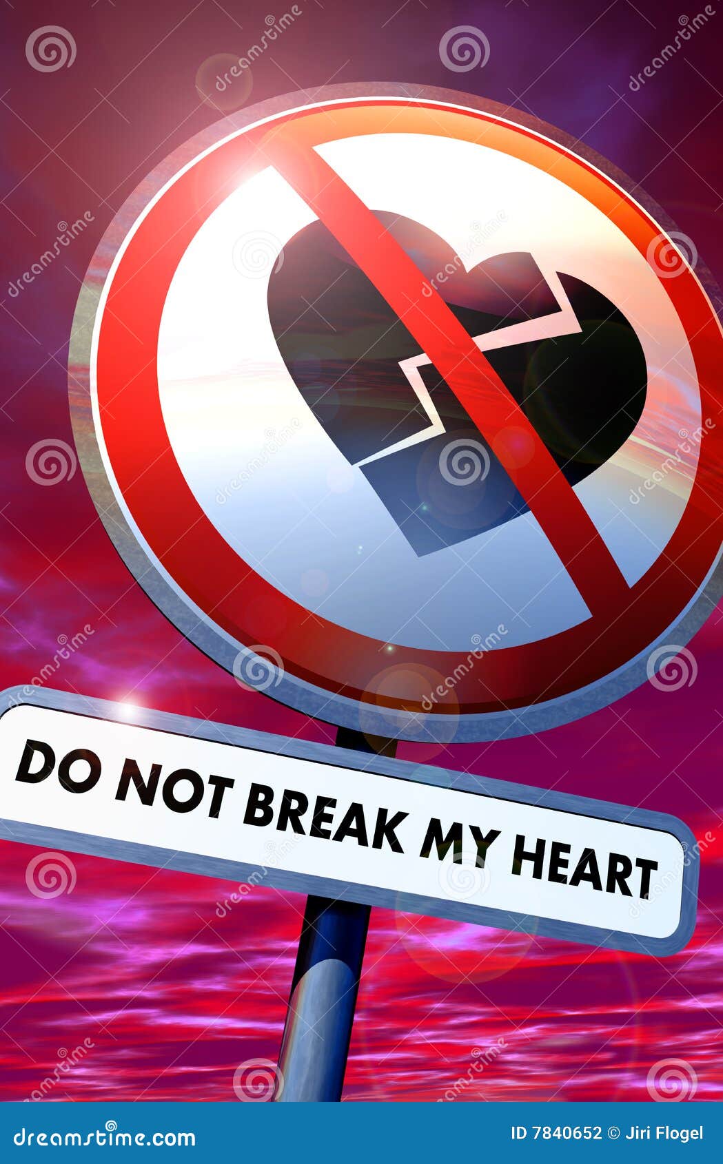 Do not break my heart stock illustration. Illustration of dating - 7840652