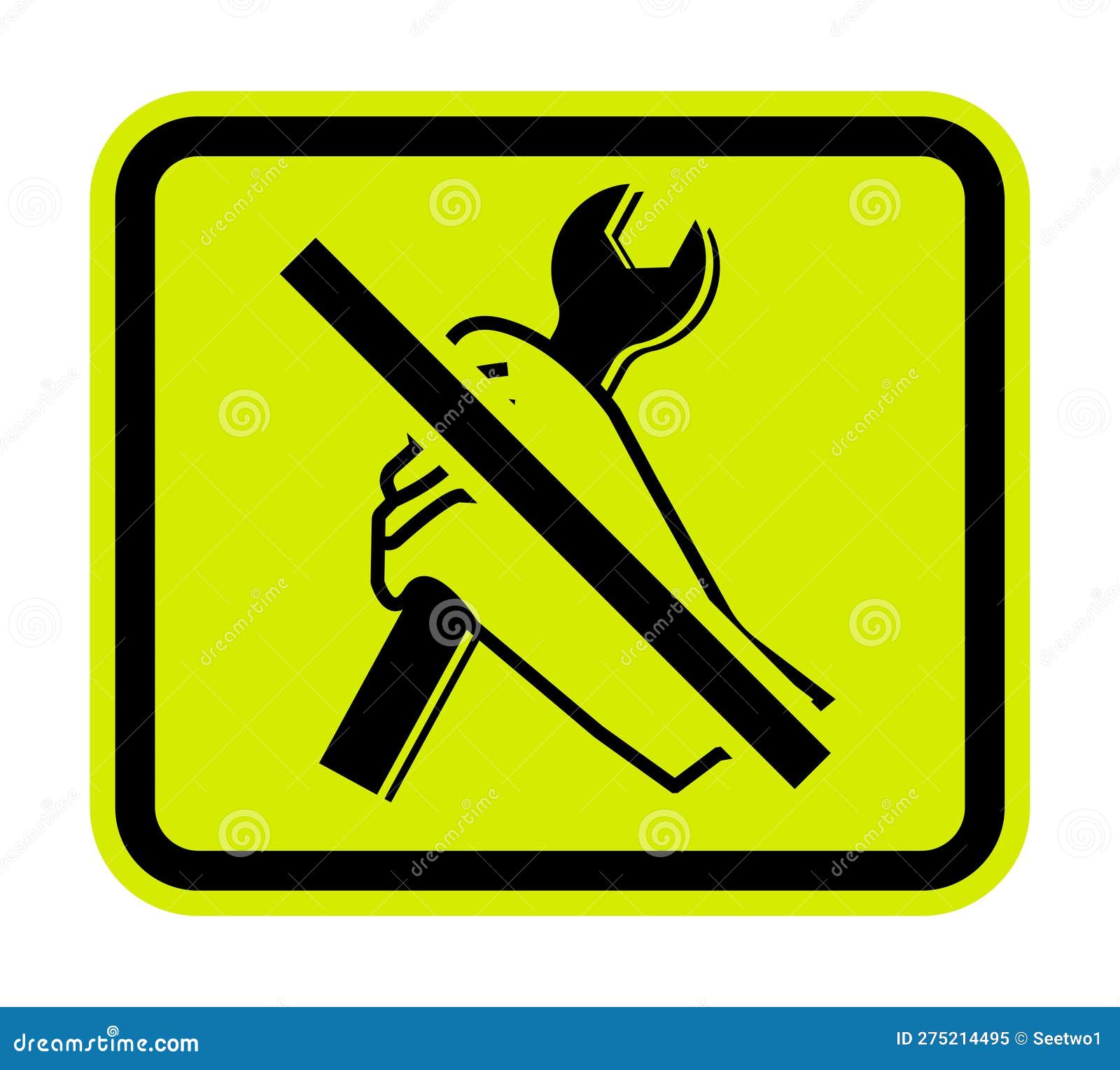 Do Not Carry Out Maintenance Work on Running Machinery Stock Vector ... Do Not Carry Out Maintenance Work on Running Machinery Stock Vector ...