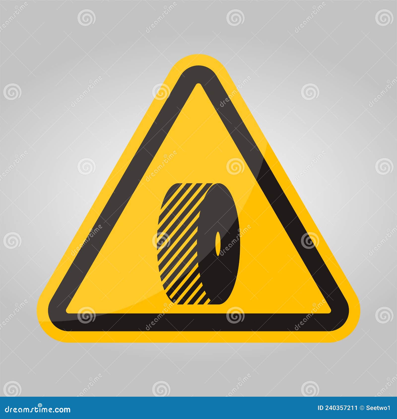 Do Not Change Grinding Wheels Symbol Sign on White Background Stock ...
